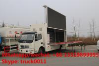 China DONGFENG duolika 4*2 LHD/RHD mobile billboard LED advertising vehicle for sale, hot sale dongfeng P6/P8 LED truck for sale