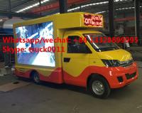China Karry brand mini mobile LED digital advertising truck for sale, HOT SALE! best price 4*2 LHD mini P6/P8 LED truck for sale