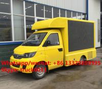 China Karry brand mini mobile LED digital advertising truck for sale, HOT SALE! best price 4*2 LHD mini P6/P8 LED truck for sale
