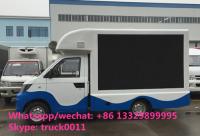 China Karry brand mini mobile LED digital advertising truck for sale, HOT SALE! best price 4*2 LHD mini P6/P8 LED truck for sale