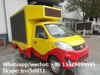 China Forland jiatu mini mobile LED digital advertising truck for sale,best price Forland Euro 5 87hp gasoline P6/P8 LED truck for sale