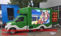 China Forland jiatu mini mobile LED digital advertising truck for sale,best price Forland Euro 5 87hp gasoline P6/P8 LED truck for sale