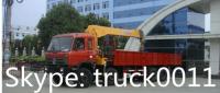 China dongfeng LHD 8*4 16tons heavy duty cargo truck with crane for sale, best price dongfeng brand 16tons truck crane for sale