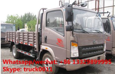 China cheap price top quality howo light drop side lorry trucks 5 ton, facotory direct sale SINO TRUK HOWO brand lorry truck for sale