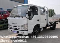 China Factory direct sale ISUZU LHD twin cab 98hp diesel mini cargo truck, Japanese brand leading isuzu Brand pickups for sale
