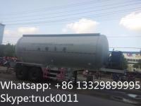 China CLW brand pneumatic cement-charging tank for sale,hot sale good price pneumatic cementing tank trailer for oil field for sale