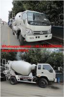 China factory direct sale best price FORLAND 4*2 RHD cement mixer truck, hot sale forland RHD 4m3 concrete mixer drum truck for sale