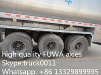 China high quality and competitive price 45,000L stainless steel milk tank for sal, CLW brand newe foodgrade milk tank trailer for sale