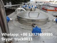 China Good quality 8m3 Forland LHD 4*2 stainless steel  fresh milk tank for sale, China manufacturer of forland milk truck for sale