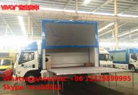 China customized mobile LED advertising truck with stage for VIVO Mobilephone, hot sale forland 4*2 LHD LED billboard vehicle for sale