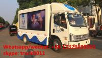 China customized mobile LED advertising truck with stage for VIVO Mobilephone, hot sale forland 4*2 LHD LED billboard vehicle for sale