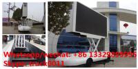 China new designed up-straight outdoor mobile LED advertising billboard semitrailer, best price mobile P4/P5/P6 LED trailer for sale