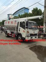 China Factory sale SINO TRUK HOWO LHD 12m3 farm-oriented animal feed truck, best price HOWO livestock and bulk feed vehicle for sale