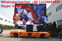 China factory sale best price outdoor mobile digital LED billboard advertising trailer, best price mobile LED screen vehicle for sale