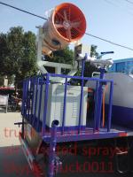 China dongfeng brand Small water tank with air-assisted sprayer for sale, hot sale cistern truck with pesticide -spraying for sale
