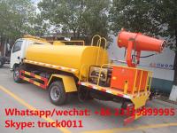 China dongfeng brand Small water tank with air-assisted sprayer for sale, hot sale cistern truck with pesticide -spraying for sale