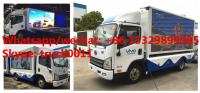 China Euro 5 FAW mobile digital LED billboard advertising truck for sale, high quality customized FAW P8 LED adverising truck for sale