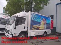 China Euro 5 FAW mobile digital LED billboard advertising truck for sale, high quality customized FAW P8 LED adverising truck for sale