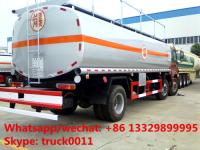 China 2020s new foton auman 6*2 LHD 25cbm oil tank truck for sales, factory sale best price FOTON 25,000Liters refueler truck for sale
