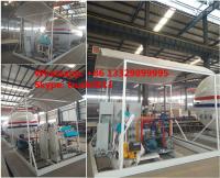 China 20m3 skid lpg gas plant with digital scales and compressor for sale, factory sale skid lpg gas plant with compressor for sale