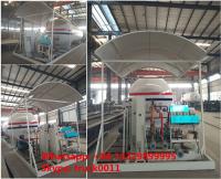 China 20m3 skid lpg gas plant with digital scales and compressor for sale, factory sale skid lpg gas plant with compressor for sale