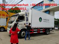 China FOTON 4*2 LHD 170hp refrigerated truck for RENHE Medicine group for sale, factory sale best price 10tons cold room truck for sale