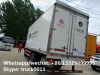 China FOTON 4*2 LHD 170hp refrigerated truck for RENHE Medicine group for sale, factory sale best price 10tons cold room truck for sale