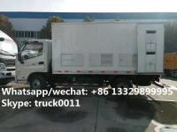 China new baby duck transported van truck for sale, factory sale best price foton day old chick transported vehicle for sale