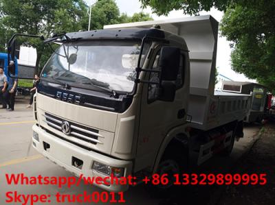 China hot sale dongfeng 4*2 LHD 120hp diesel dump tipper truck, 2020s best seller dongfeng mini 5tons dump truck for sale for sale