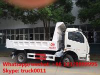 China hot sale dongfeng 4*2 LHD 120hp diesel dump tipper truck, 2020s best seller dongfeng mini 5tons dump truck for sale for sale