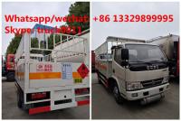 China 2020s new inflammable gas transport van truck for sale, best price dongfeng mini domestic gas cylinders carrying vehicle for sale