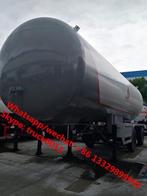 China China 3 BPW axles 50m3 road transported lpg gas trailer for sale, hot sale best price CLW Brand bulk lpg gas smitrailer for sale