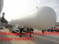 China China 3 BPW axles 50m3 road transported lpg gas trailer for sale, hot sale best price CLW Brand bulk lpg gas smitrailer for sale