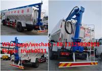 China best price 20m3 hydraulic poultry feed truck for sale, factory sale dongfeng LHD/RHD 10tons hydraulic feed pellet truck for sale