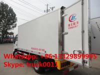 China 5ton refrigerated truck for fresh vegetables,factory best price dongfeng 5-7tons cold room tuck with CARRIER reefer for sale