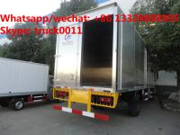 China hot sale dongfeng 4*2 LHD/RHD stainless steel refrigerated truck, factory best price stainless steel cold  room truck for sale