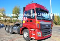 China best seller-FOTON AUMAN 6*4 340hp diesel semitrailer tractor head for sale, hot sale FOTON heavy duty tractor head for sale