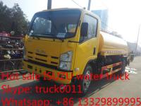China factory direct sale ISUZU 700P 4*2 LHD/RHD water sraying truck, best price ISUZU 6-8m3 water carrier tank truck for sale for sale