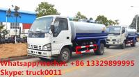 China Factory sale best price ISUZU 600P 120hp diesel 5,000Liters cistern truck, 2020s new ISUZU brand 4*2 LHD 5m3 water tank for sale