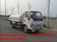 China Factory sale best price ISUZU 600P 120hp diesel 5,000Liters cistern truck, 2020s new ISUZU brand 4*2 LHD 5m3 water tank for sale