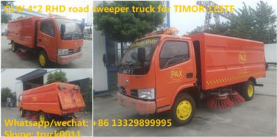 China factory sale best price RHD road sweeping vehicle manufacturer in China,good price CLW brand 4*2 RHD street sweeper for sale