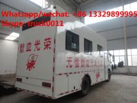 China factory sale best price dongfeng tianjin mobile blood truck, China brand  blood donor bus for mobile blood donation for sale
