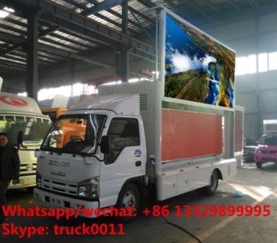 China customized Isuzu LHD mobile digital LED advertising vehicle for sale, best price P6 ISUZU mobile LED billboard truck for sale