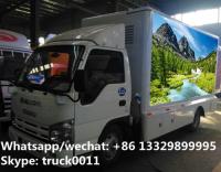 China customized Isuzu LHD mobile digital LED advertising vehicle for sale, best price P6 ISUZU mobile LED billboard truck for sale