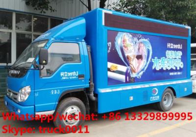 China cheapest price forland 4*2 LHD P6 mobile LED billboard advertising truck for sale, China good LED advertising truck for sale