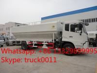 China Foton 20cbm poultry animal feed truck for sale, forland brand 8-10tons farm-oriented animal feed delivery truck for sale