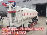 China best price Forland 4tons animal feed truck for sale, factory sale RHD/LHD 4*2 smallest bulk feed delivery truck for sale