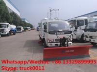 China factory sale best price CLW brand road sweeper truck with snow shovel, hot sale road sweeper truck with snow removal for sale