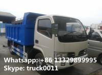 China 2020s best price CLW 4*4 dump tipper truck, factory sale cheapest price CLW Brand 95hp diesel 4tons dump tipper truck for sale