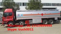 China good price and high quality 8*4 foton 27000L to 30000L mobile refueling truck, Factory sale FOTON AUMAN oil tank truck for sale